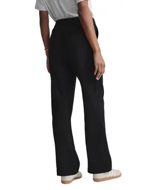 Varley Aberdeen Ribbed Knit Pants - Black