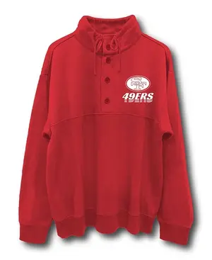 Junk Food Clothing Button Detailed Sweatshirts Hoodies For Women