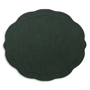 KIM SEYBERT Tailored Placemat - Hunter Green