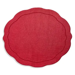 KIM SEYBERT Tailored Placemat Red