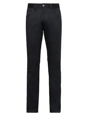Prada Five-pocket Stretch Drill Jeans - Black