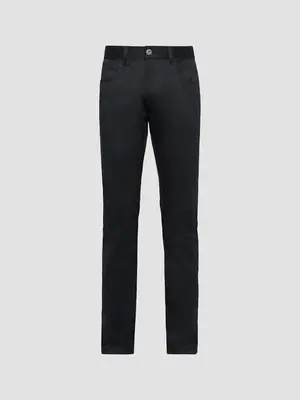 Prada Five-pocket Stretch Drill Jeans - Black