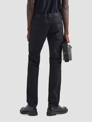 Prada Five-pocket Stretch Drill Jeans