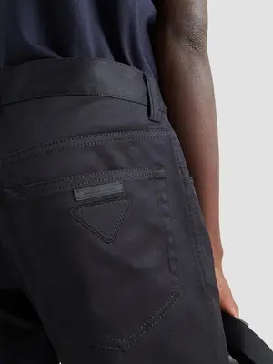Prada Five-pocket Stretch Drill Jeans