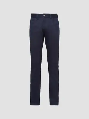 Prada Five-pocket Stretch Drill Jeans - Blue