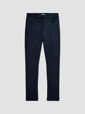 Polo Ralph Lauren Mesh Pleated Trousers - Navy