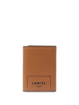 LANCEL Tri-fold Leather Wallet - Brown