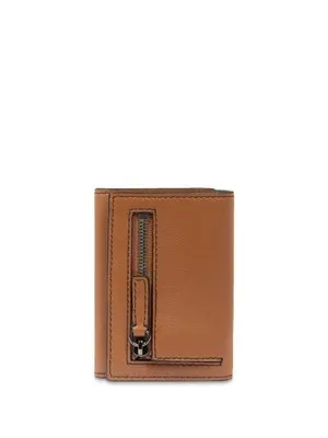 LANCEL Tri-fold Leather Wallet