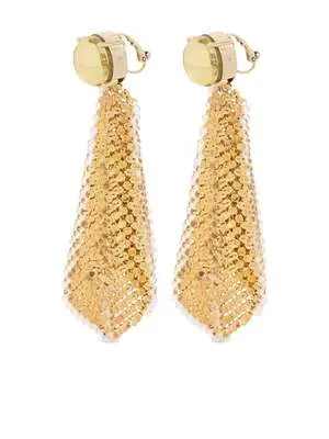 Rabanne Chainmail Dangle Earrings - Gold