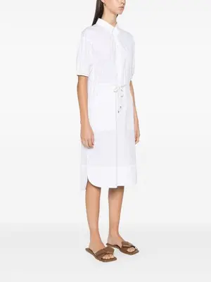 Lorena Antoniazzi Pinstripe Shirt Dress