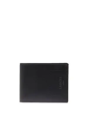 LANCEL 8cc Bi-fold Leather Wallet - Black