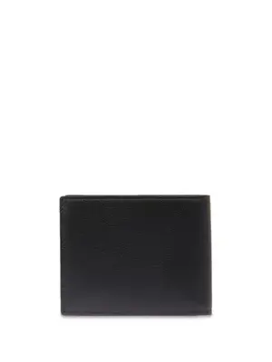 LANCEL 8cc Bi-fold Leather Wallet - Black