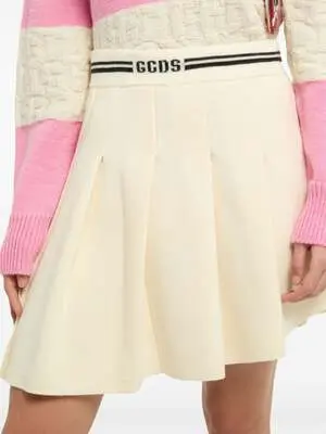 Gcds Knitted Pleated Skirt