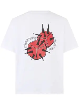 Gcds Spikey Dice Oversized T-shirt - White
