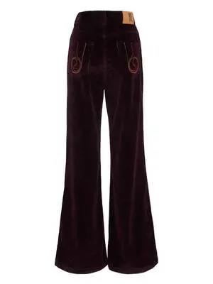 La DoubleJ High-waisted Flare Trousers