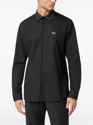 Philipp Plein Stud-embellished Cotton Shirt