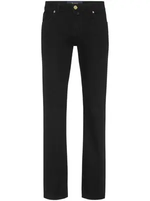 BILLIONAIRE Straight-leg Five-pocket Jeans - Black