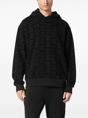 Philipp Plein Logo-flocked Hoodie