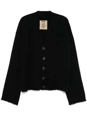 UMA WANG Cashmere Knit Cardigan - Black