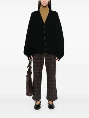 UMA WANG Cashmere Knit Cardigan - Black