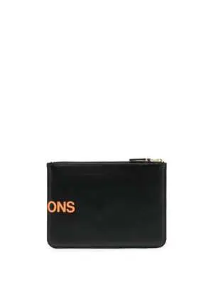 Comme Des Garçons Logo-print Leather Wallet