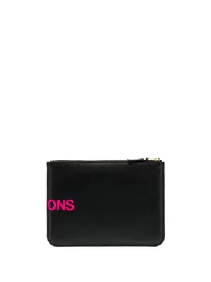 Comme Des Garçons Logo-print Leather Wallet