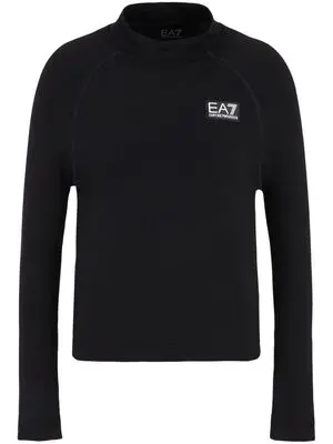 Emporio Armani Logo-patch Top