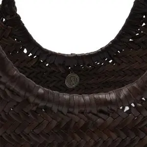 Dragon Diffusion Nantucket Basket Bag - Dark Brown