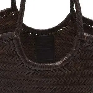 Dragon Diffusion Nantucket Basket Bag - Dark Brown