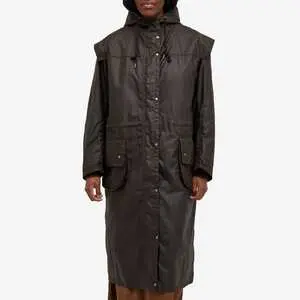 Barbour X Alexa Chung Hooded Wax Jacket