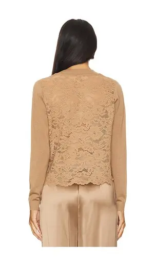 Cami Nyc Camden Sweater With Lace Back