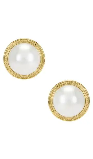 Faux Pearl Earrings