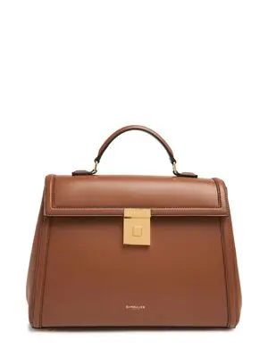 DEMELLIER Midi Paris Smooth Leather Top Handle Bag