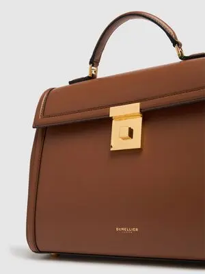DEMELLIER Midi Paris Smooth Leather Top Handle Bag