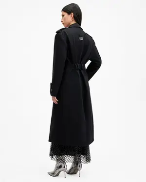 ALLSAINTS Augusta Cashmere Wool Blend Coat
