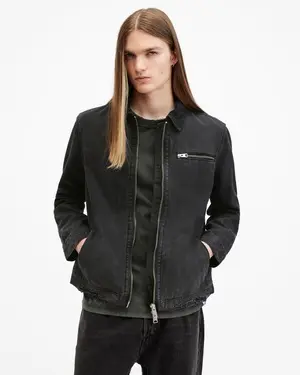 ALLSAINTS Rothwell Cotton Jacket Black