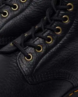 Dr. Martens 1460 Faux Fur Lined Leather Boots - Black