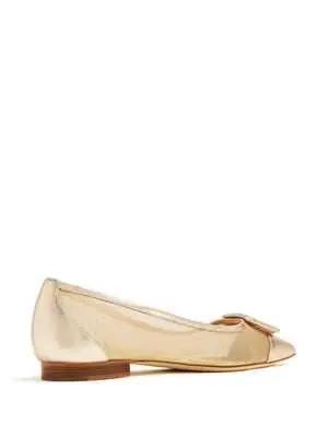 MALONE SOULIERS Lina Ballerina Flats - Gold