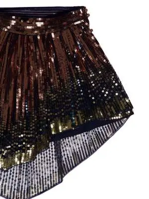 Rabanne Belted Sequinned Shorts