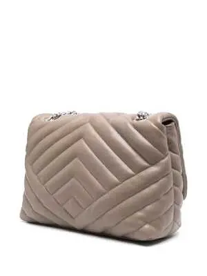 Armani Exchange Logo-plaque Quilted Shoulder Bag