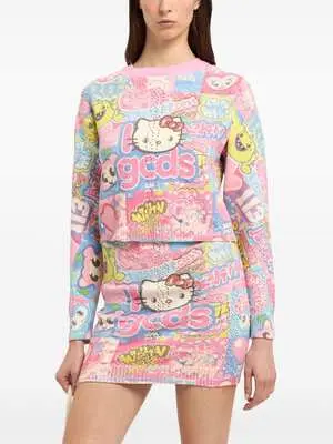 Gcds Hello Kitty Printed Sweater