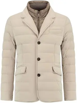 MOORER Button-up Jacket - Neutrals