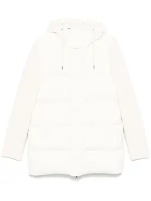 Herno Knitted Sleeve Down Coat