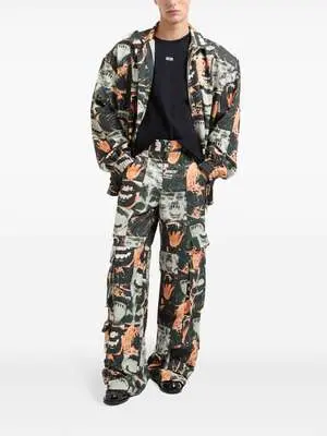 Gcds Graphic-print Trousers