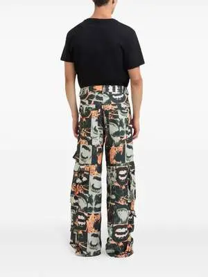 Gcds Graphic-print Trousers