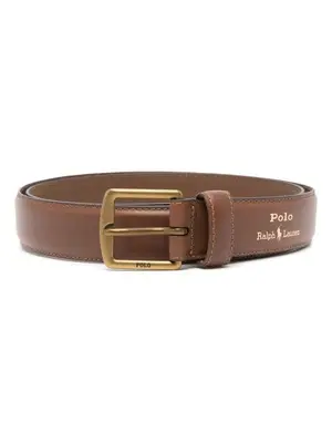 Polo Ralph Lauren Logo-stamp Belt - Brown