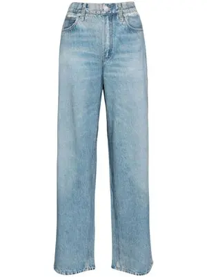 Rag & Bone Print Straight Trousers