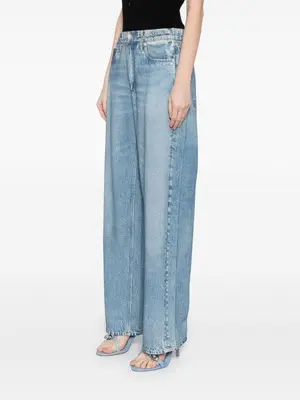 Rag & Bone Print Straight Trousers
