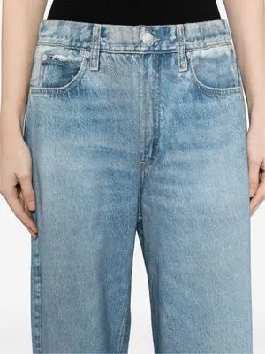 Rag & Bone Print Straight Trousers
