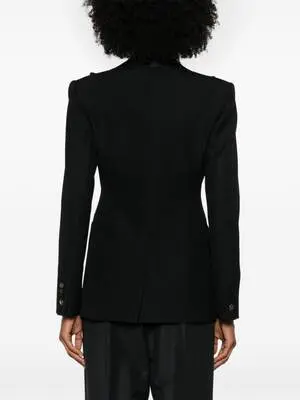 Max Mara Tassel-detail Grain De Poudre Blazer